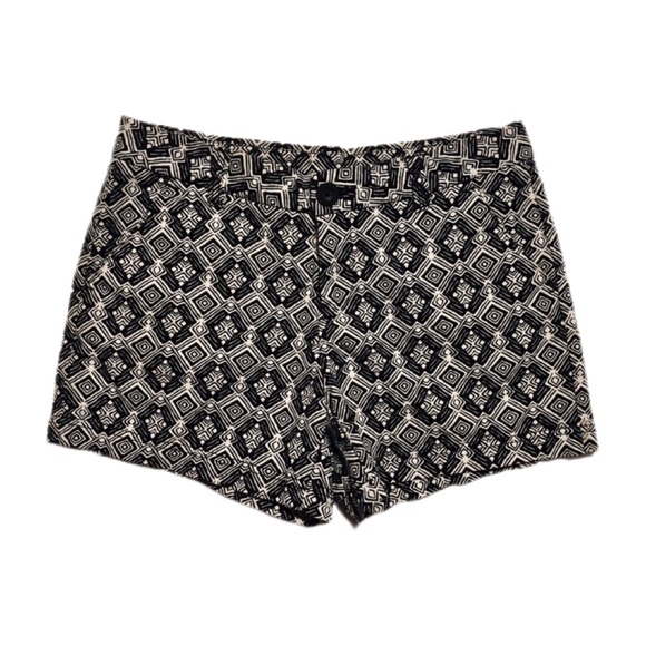 bcg | Shorts | Bcg Black White Geometric Cotton Preppy Shorts | Poshmark